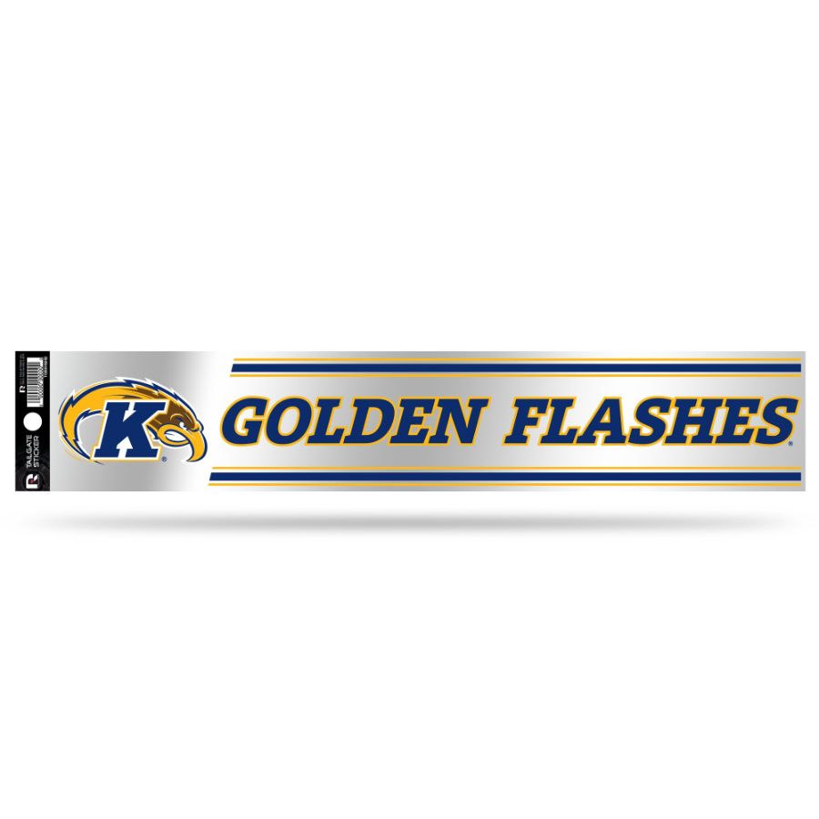Kent State University Golden Flashes - 3x17 Clear Vinyl Sticker at ...