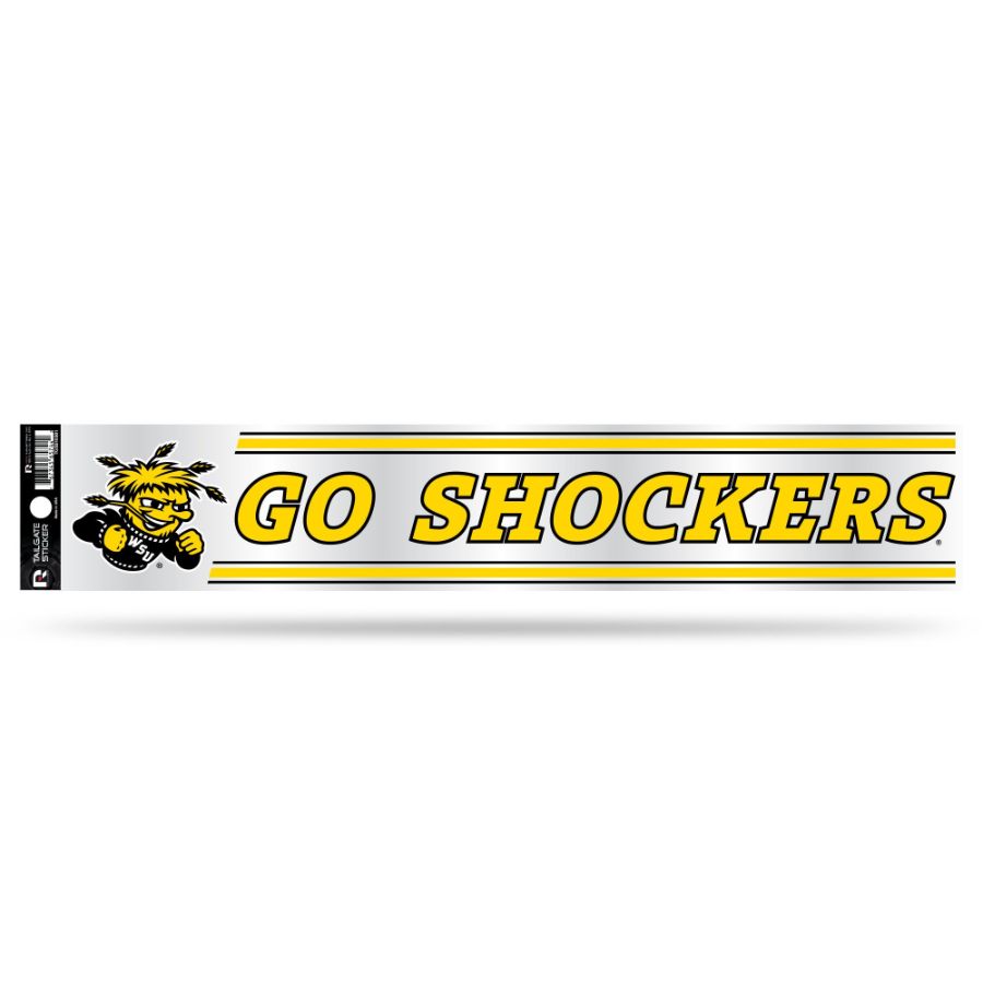 Wichita State University Shockers - 3x17 Clear Vinyl Sticker at Sticker ...
