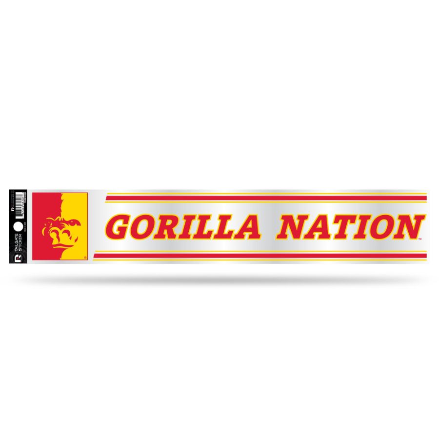 Pittsburg State University Gorillas - 3x17 Clear Vinyl Sticker at ...
