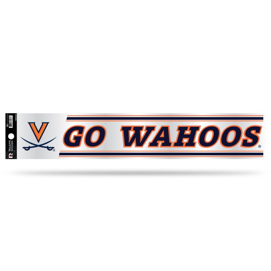 University Of Virginia Cavaliers - 3x17 Clear Vinyl Sticker at Sticker ...