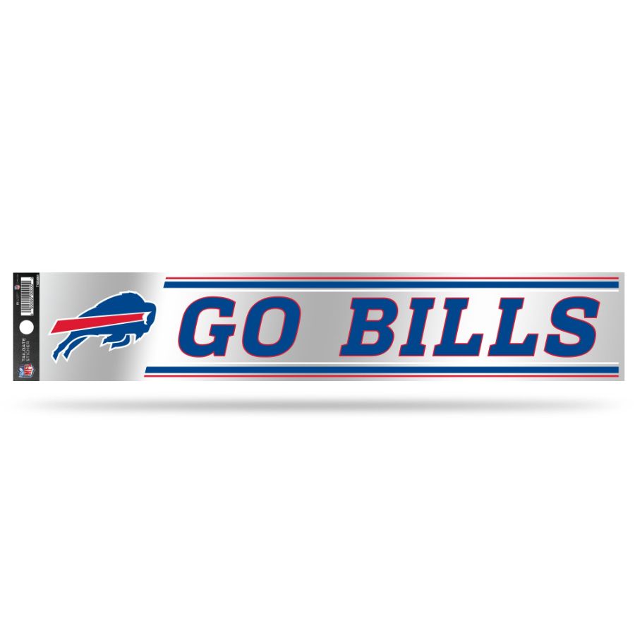 Buffalo Bills - 3x17 Clear Vinyl Sticker at Sticker Shoppe