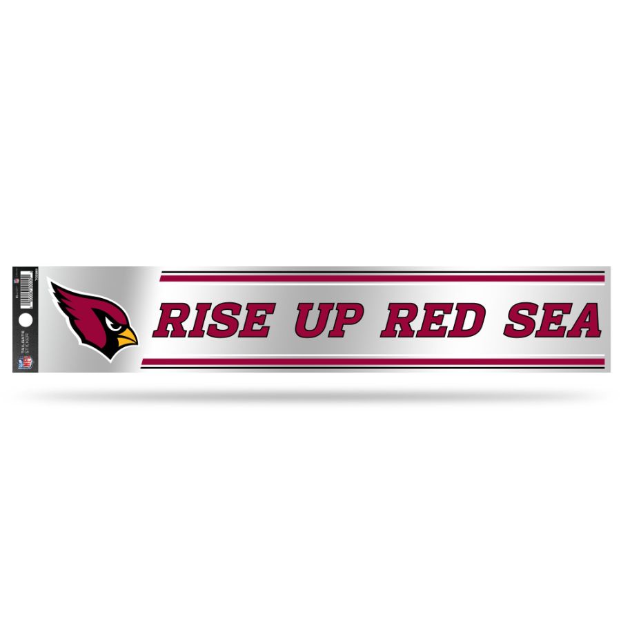 Arizona Cardinals - 3x17 Clear Vinyl Sticker at Sticker Shoppe