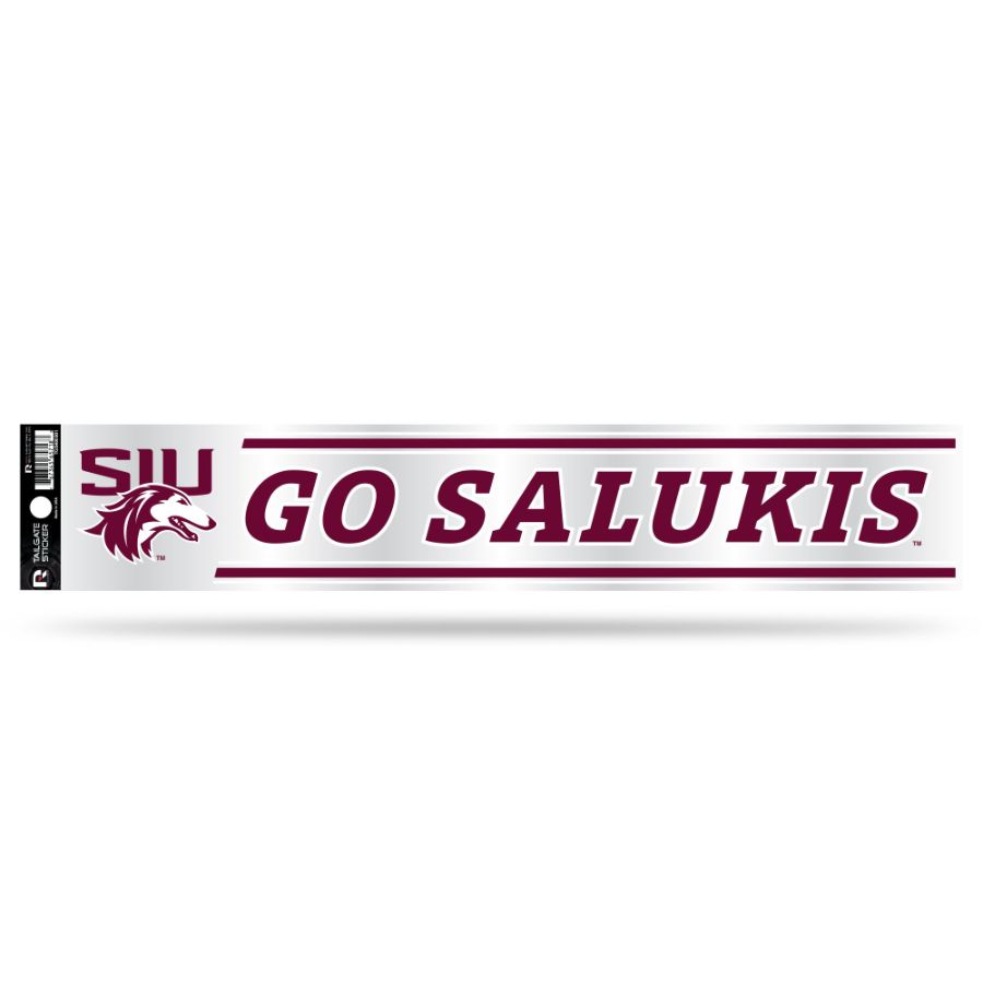 Southern Illinois University Salukis - 3x17 Clear Vinyl Sticker at ...