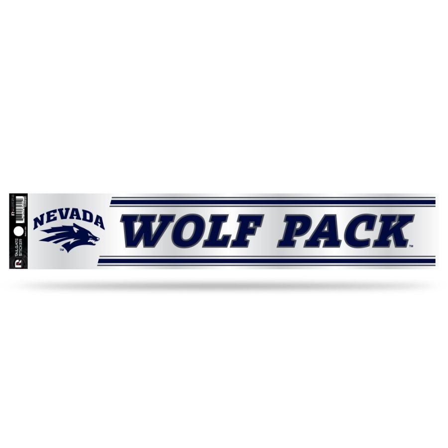 University Of Nevada-Reno Wolfpack - 3x17 Clear Vinyl Sticker at ...