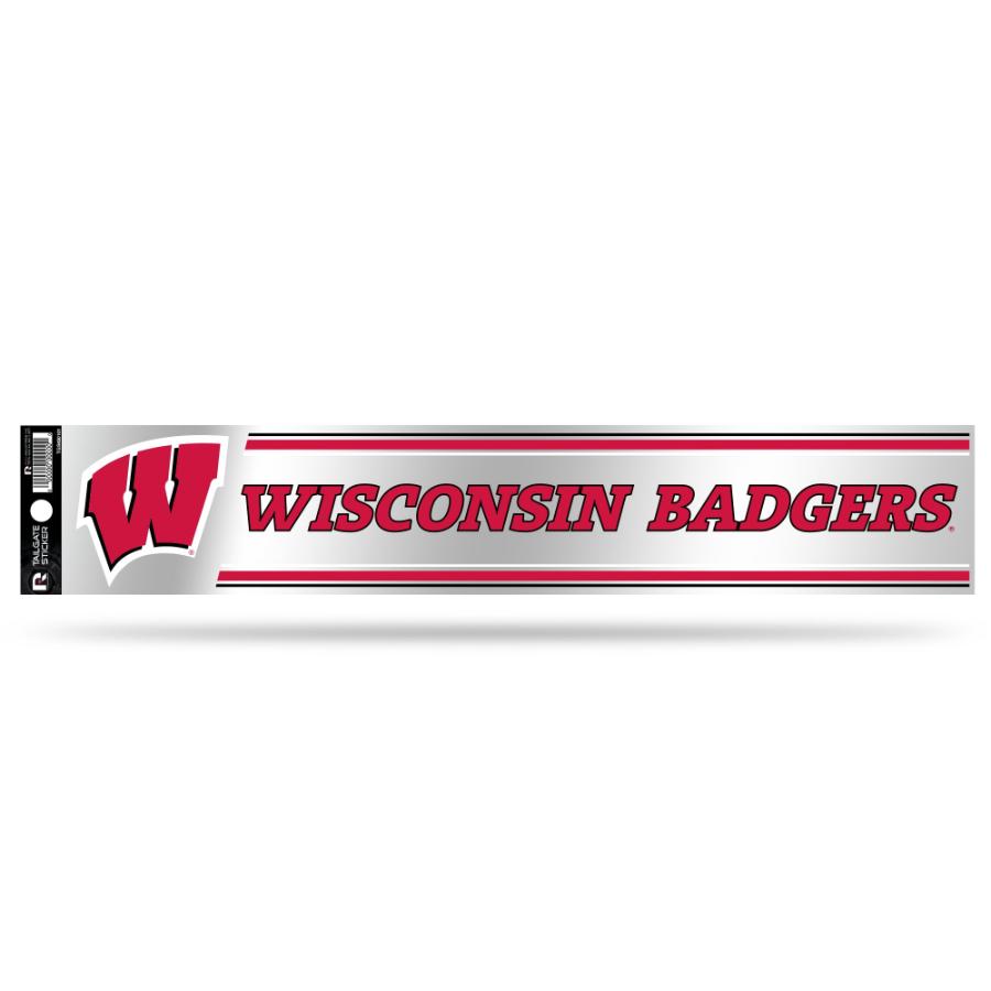 University Of Wisconsin Badgers - 3x17 Clear Vinyl Sticker at Sticker ...
