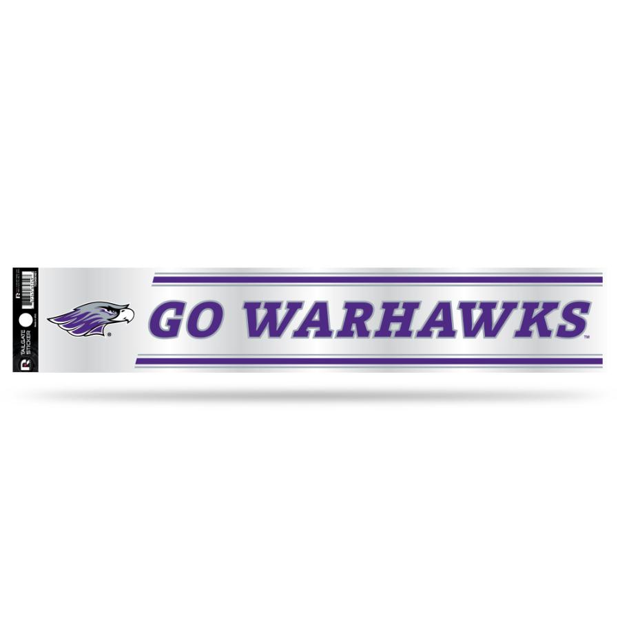 University Of Wisconsin-Whitewater Warhawks - 3x17 Clear Vinyl Sticker ...