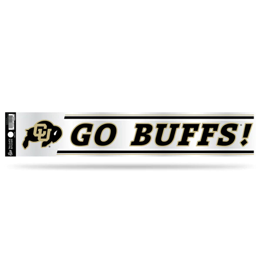 University Of Colorado Buffaloes - 3x17 Clear Vinyl Sticker at Sticker ...