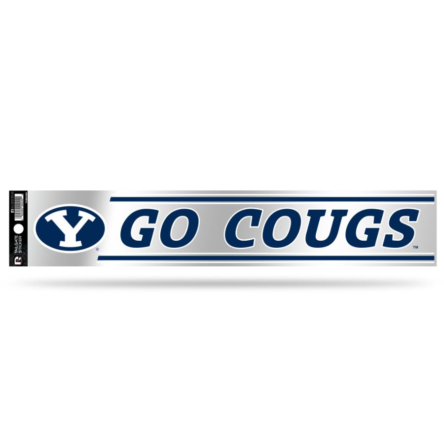 Brigham Young University BYU Cougars - 3x17 Clear Vinyl Sticker at ...