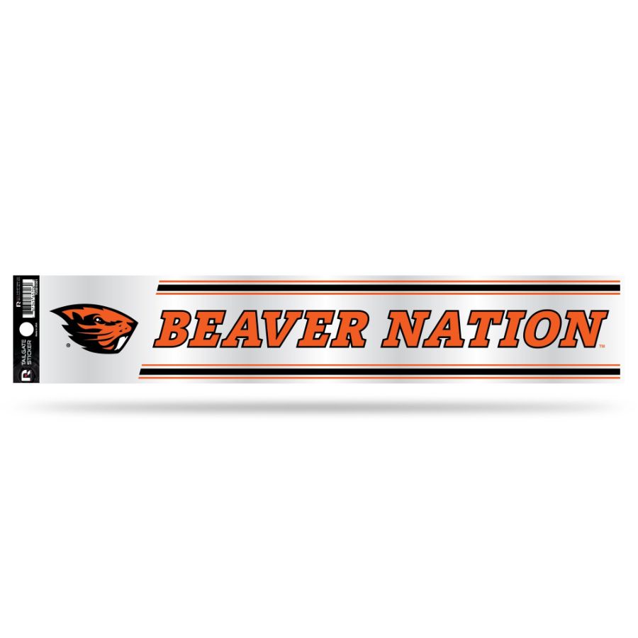 Oregon State University Beavers - 3x17 Clear Vinyl Sticker at Sticker ...
