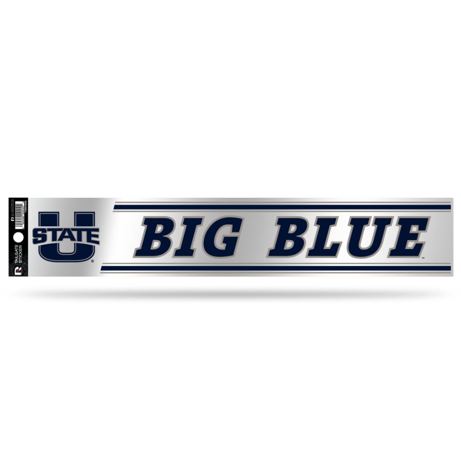 Utah State University Aggies - 3x17 Clear Vinyl Sticker at Sticker Shoppe