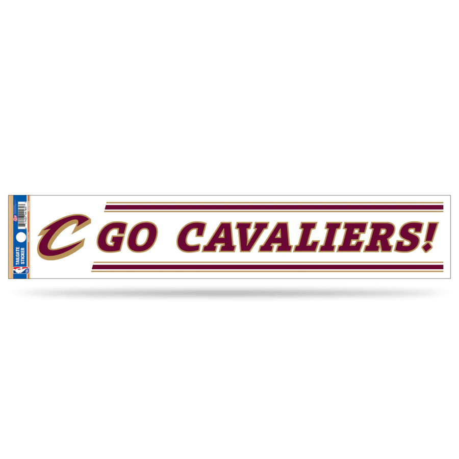Cleveland Cavaliers Go Cavaliers Slogan - 3x17 Clear Vinyl Sticker at ...