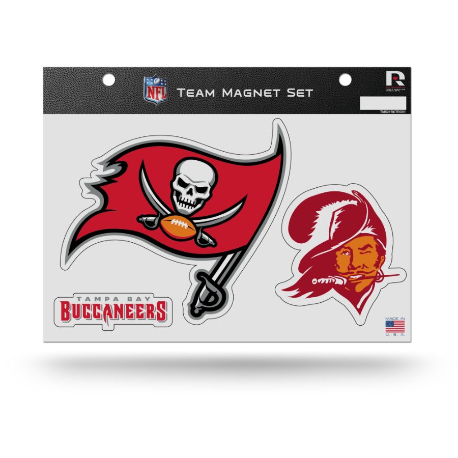 Tampa Bay Buccaneers Retro - 2 Piece Magnet Set at Sticker Shoppe