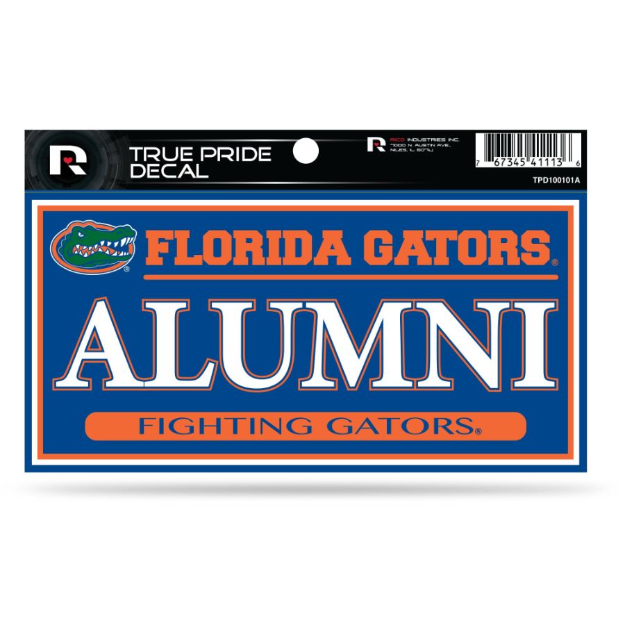 University Of Florida Gators Alumni - 3x6 True Pride Vinyl Sticker at ...