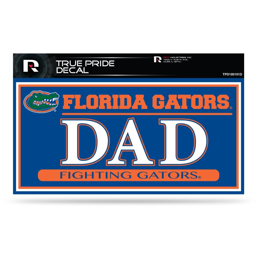 University Of Florida Gators Dad - 3x6 True Pride Vinyl Sticker at ...