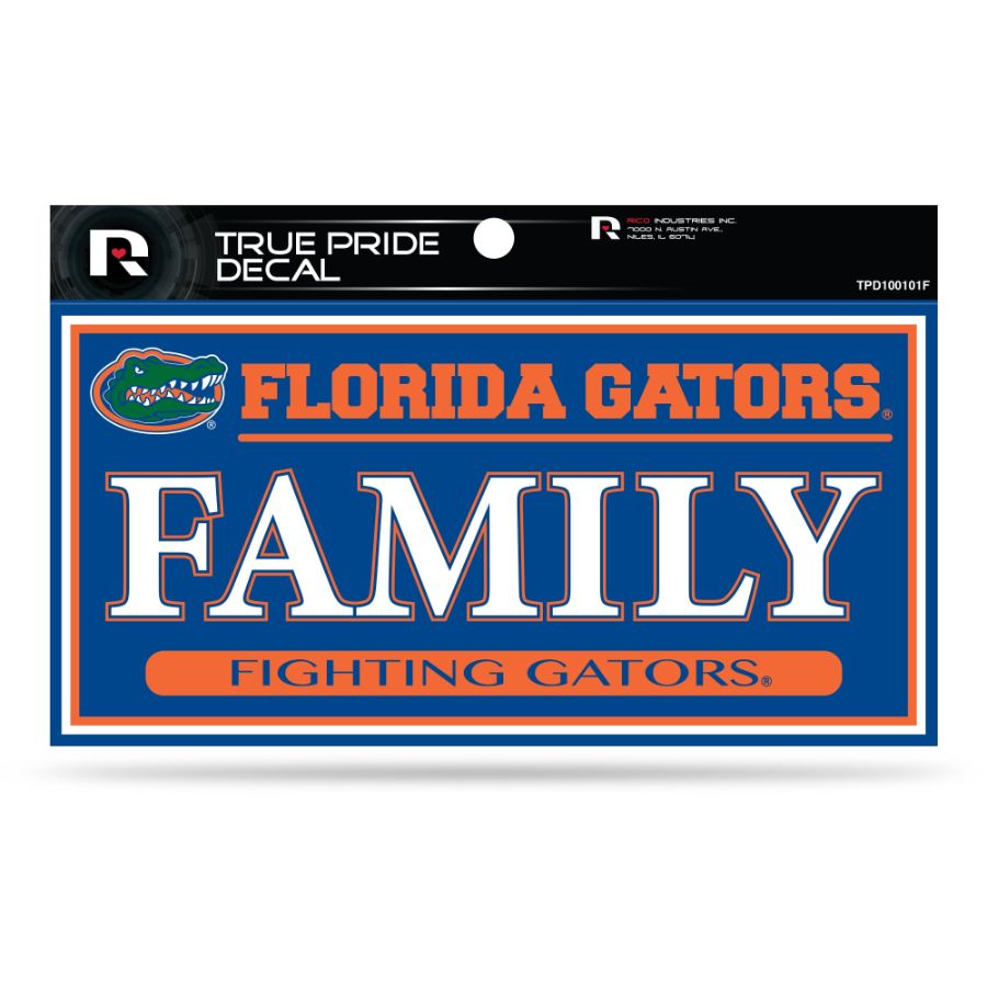University Of Florida Gators Family - 3x6 True Pride Vinyl Sticker at ...