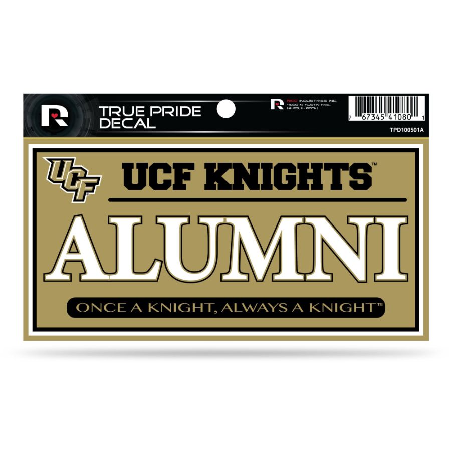 University Of Central Florida Knights Alumni - 3x6 True Pride Vinyl ...