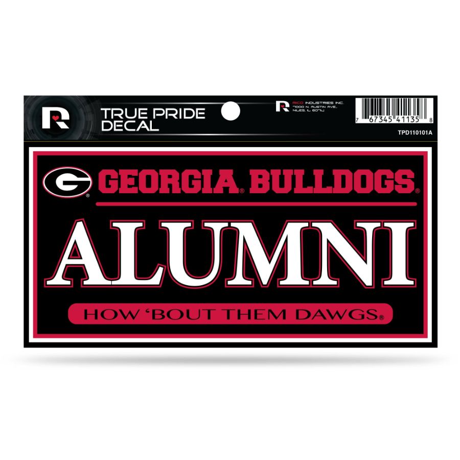 University Of Georgia Bulldogs Alumni - 3x6 True Pride Vinyl Sticker at ...