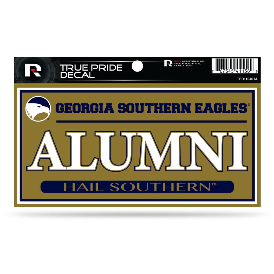 Georgia Southern University Eagles Alumni - 3x6 True Pride Vinyl ...