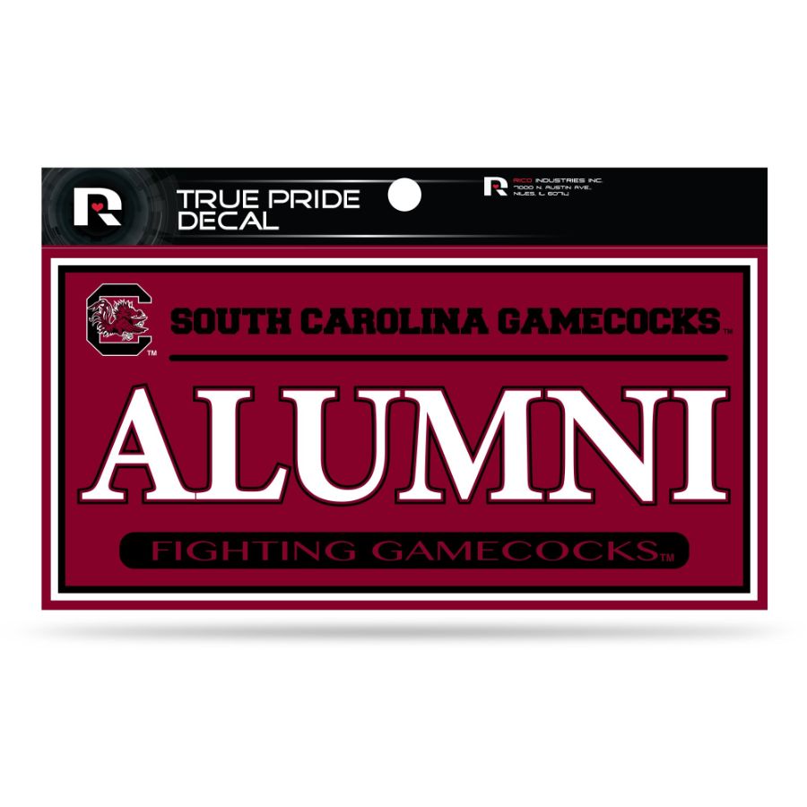 University Of South Carolina Gamecocks Alumni - 3x6 True Pride Vinyl ...