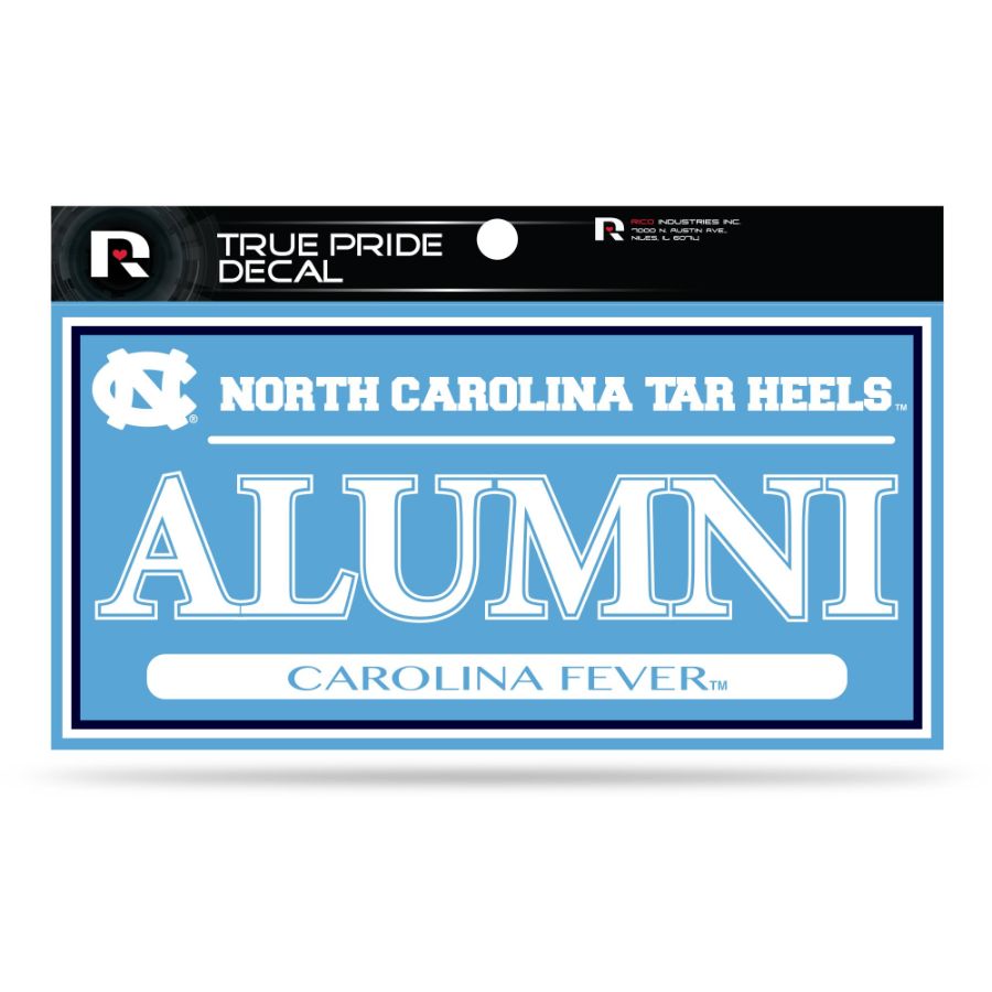 University Of North Carolina Tar Heels Alumni - 3x6 True Pride Vinyl ...