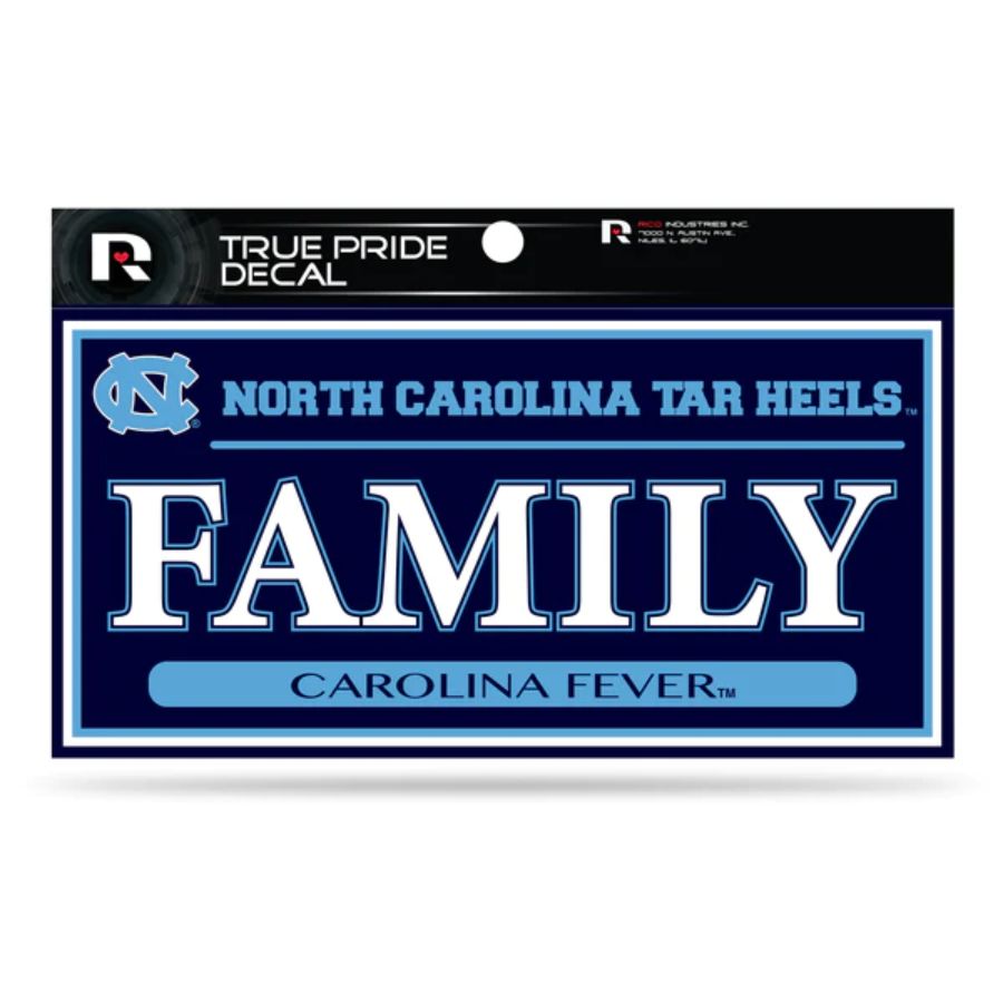 University Of North Carolina Tar Heels Family Navy - 3x6 True Pride ...