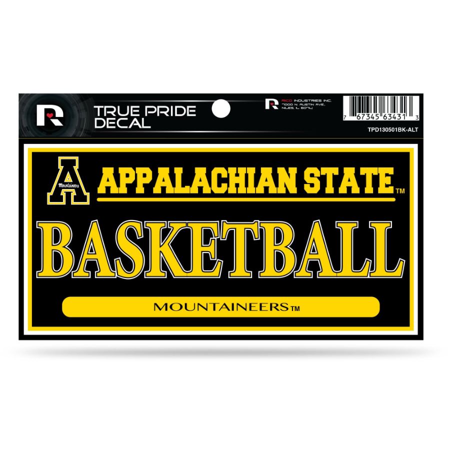 Appalachian State University Mountaineers Basketball Black - 3x6 True ...