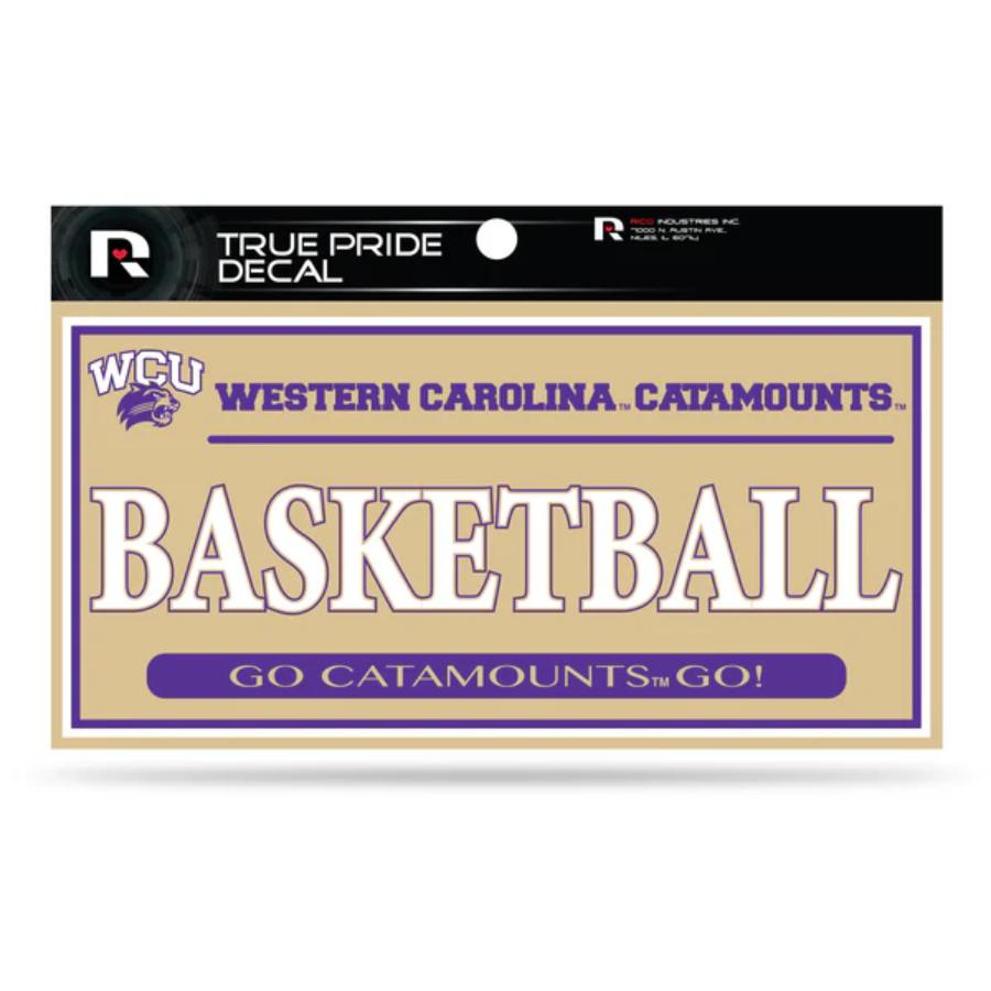 Western Carolina University Catamounts Basketball - 3x6 True Pride ...