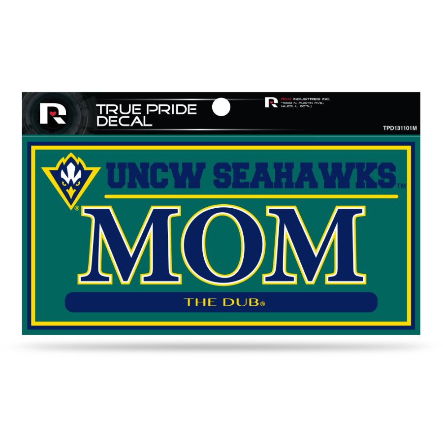 University Of North Carolina Wilmington Seahawks Mom - 3x6 True Pride ...