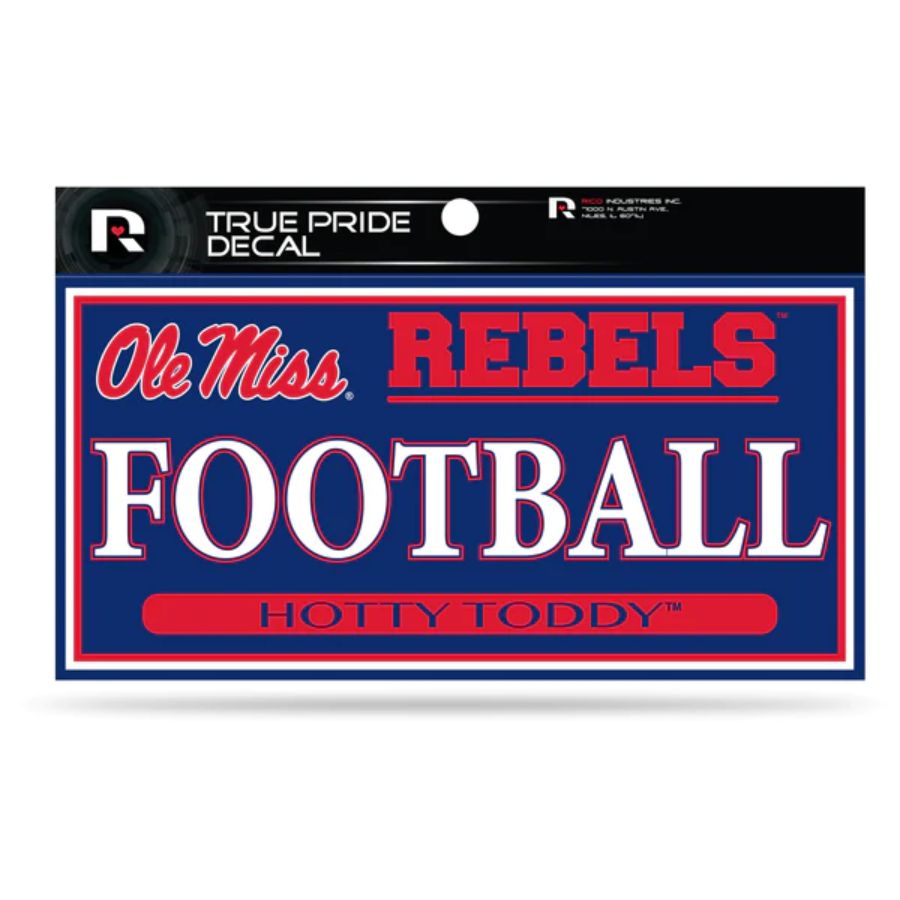 University Of Mississippi Ole Miss Rebels Football - 3x6 True Pride ...