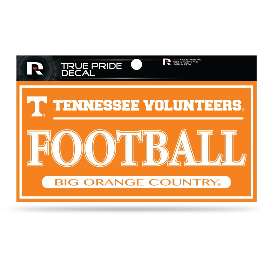 University Of Tennessee Volunteers Football Orange - 3x6 True Pride ...