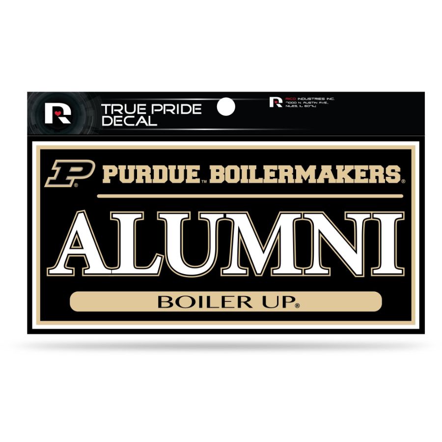 Purdue University Boilermakers Alumni - 3x6 True Pride Vinyl Sticker at ...