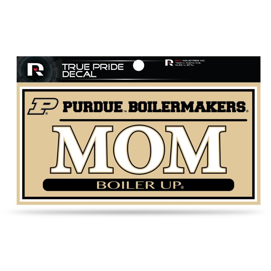 Purdue University Boilermakers Mom Gold - 3x6 True Pride Vinyl Sticker ...