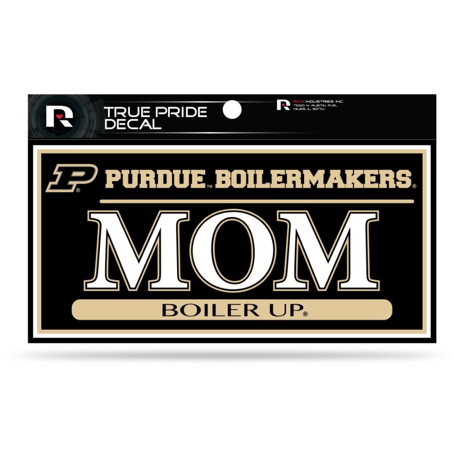 Purdue University Boilermakers Mom - 3x6 True Pride Vinyl Sticker at ...