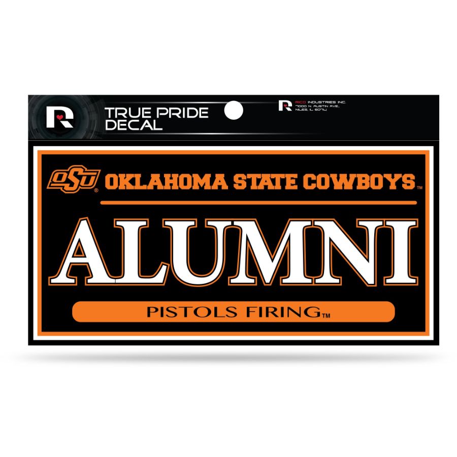 Oklahoma State University Cowboys Alumni - 3x6 True Pride Vinyl Sticker ...