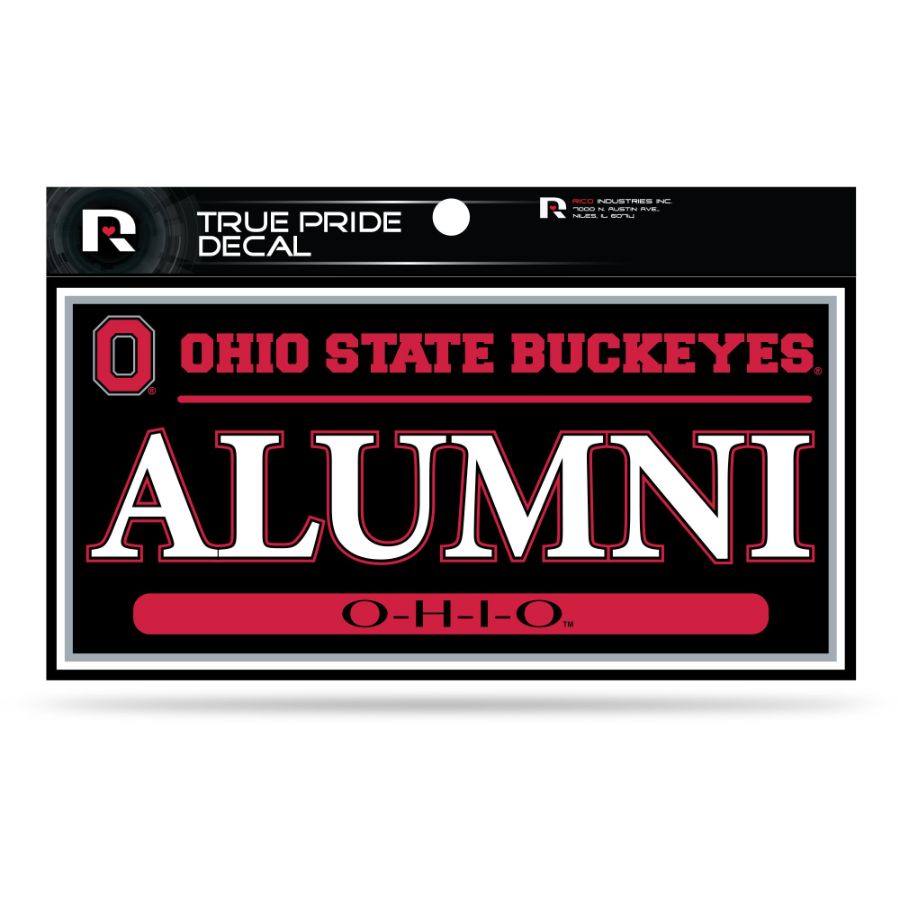 Ohio State University Buckeyes Alumni - 3x6 True Pride Vinyl Sticker at ...