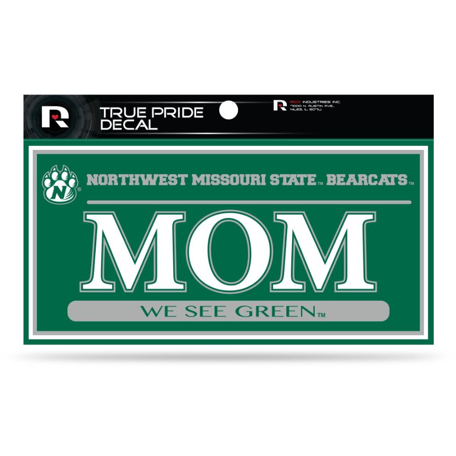 Northwest Missouri State University Bearcats Mom - 3x6 True Pride Vinyl ...