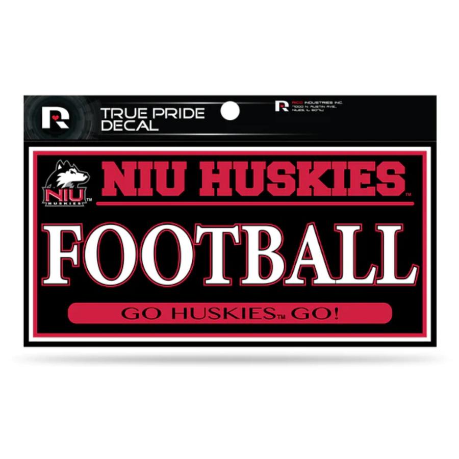 Northern Illinois University Huskies Football - 3x6 True Pride Vinyl ...