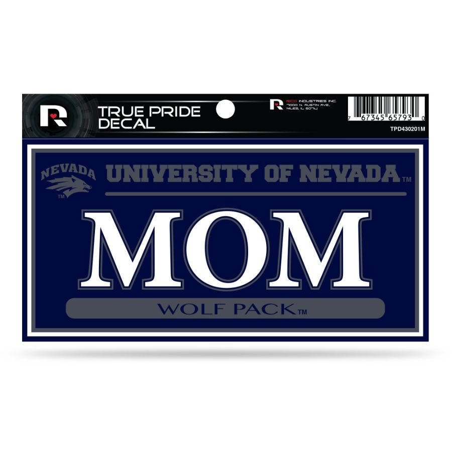 University Of Nevada-Reno Wolfpack Mom - 3x6 True Pride Vinyl Sticker ...