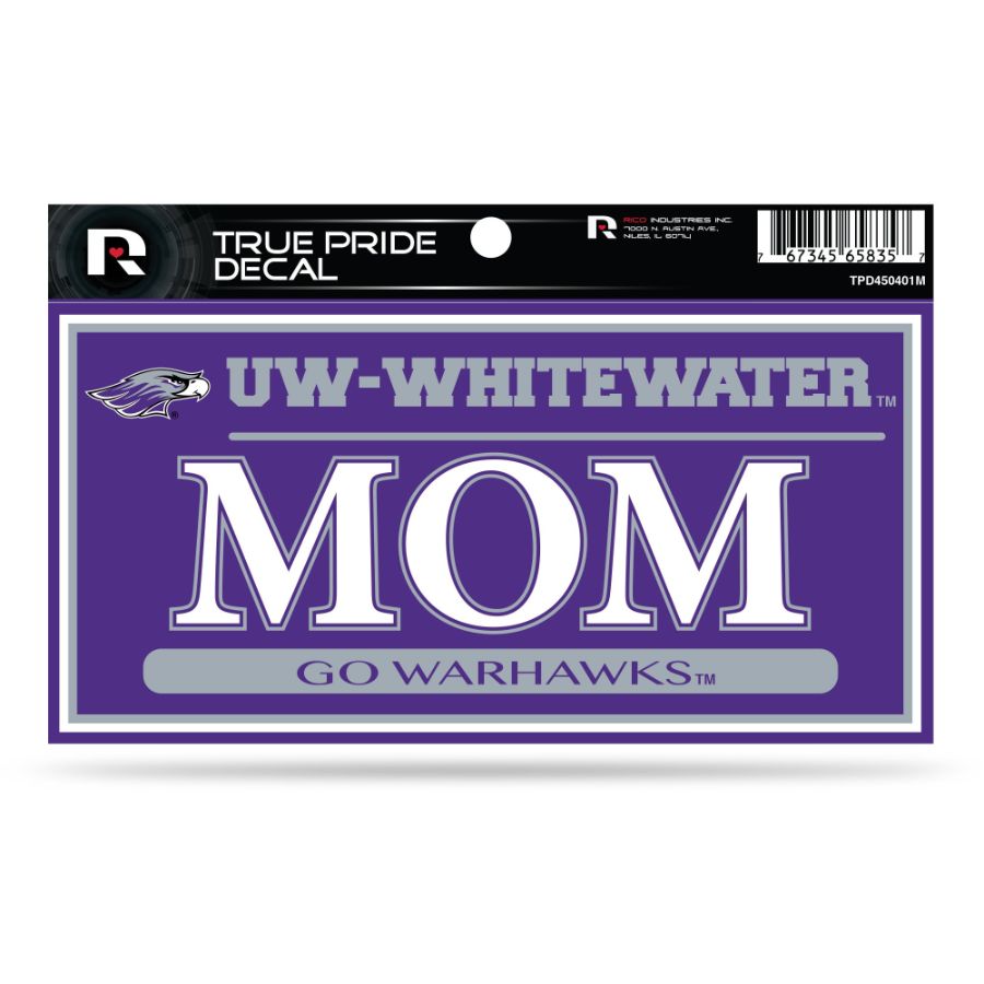 University Of Wisconsin-Whitewater Warhawks - 3x6 True Pride Vinyl ...
