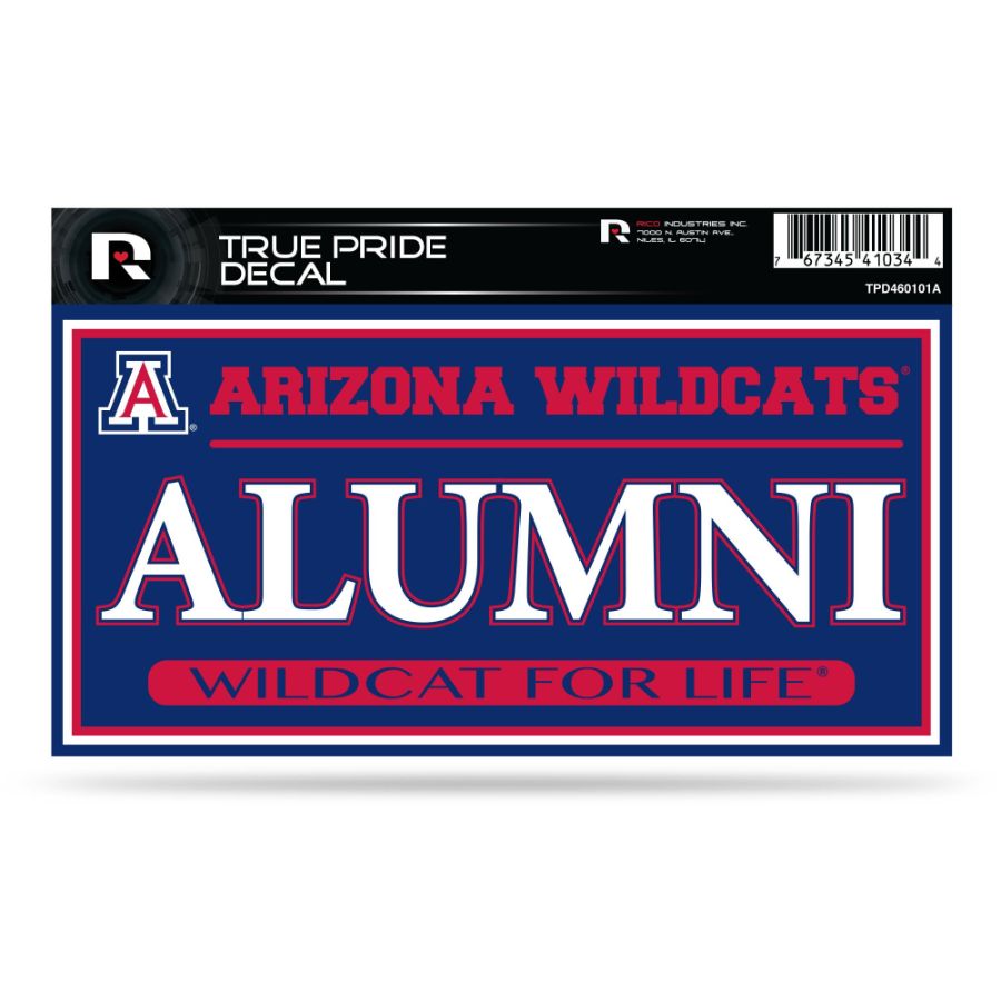 University Of Arizona Wildcats Alumni - 3x6 True Pride Vinyl Sticker at ...