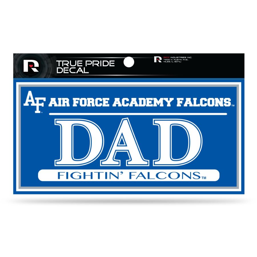 Air Force Academy Falcons Dad - 3x6 True Pride Vinyl Sticker at Sticker ...