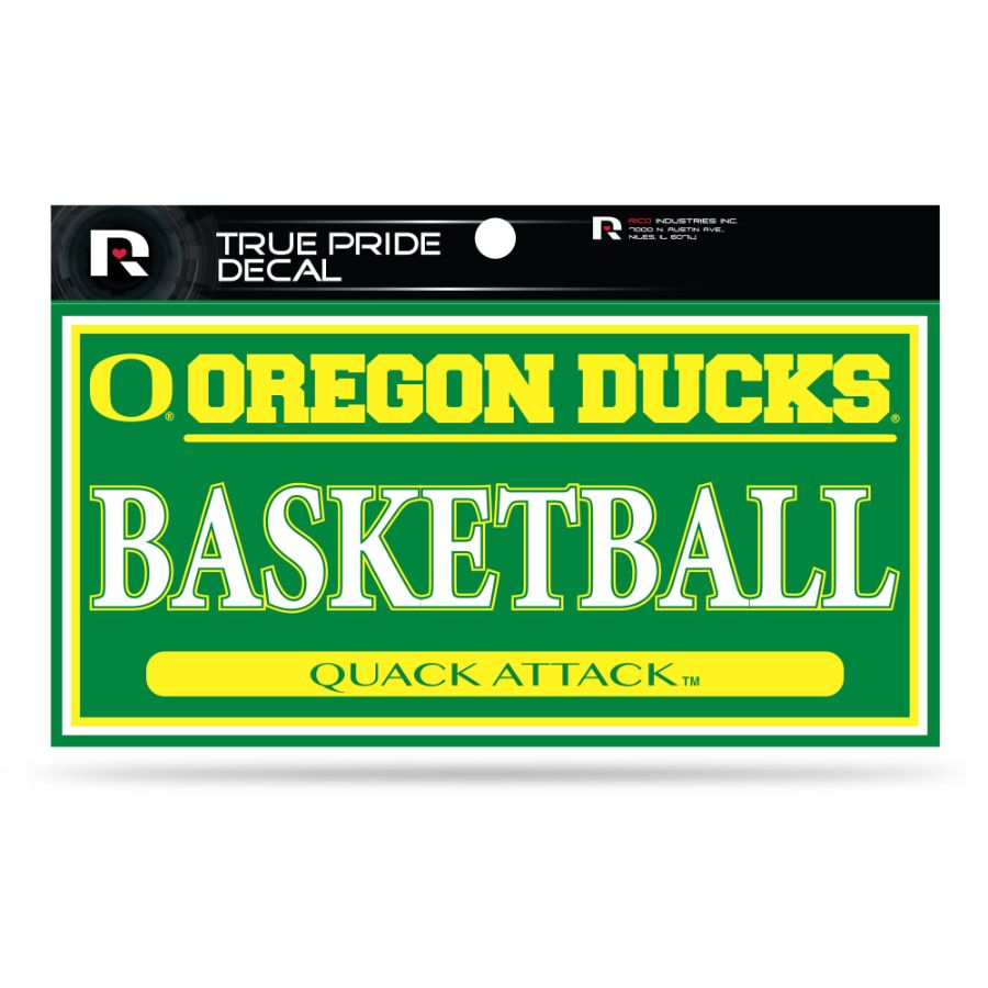University Of Oregon Ducks Basketball - 3x6 True Pride Vinyl Sticker at ...