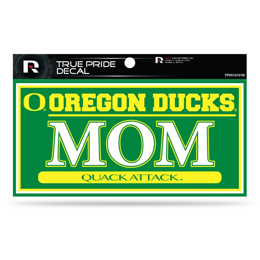 University Of Oregon Ducks Mom - 3x6 True Pride Vinyl Sticker at ...