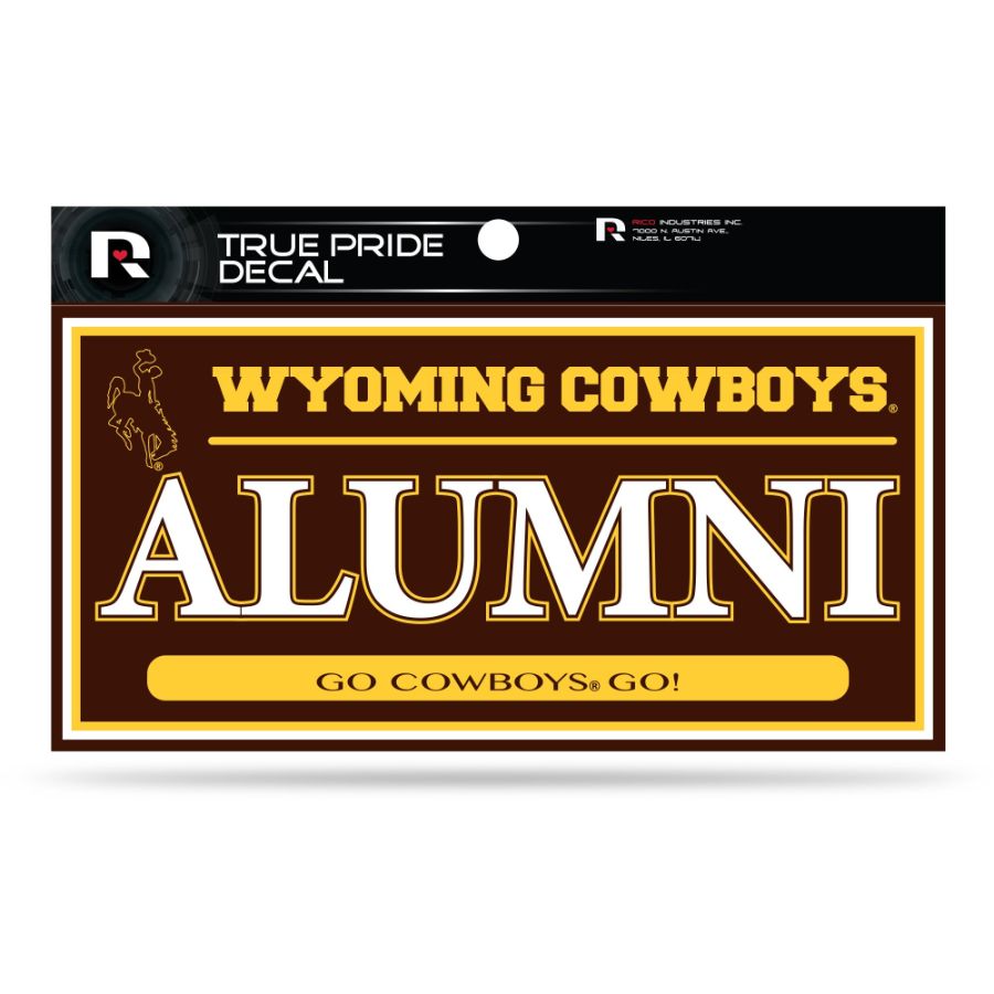 University Of Wyoming Cowboys Alumni - 3x6 True Pride Vinyl Sticker at ...