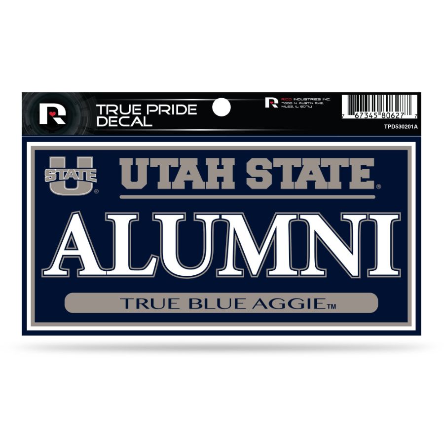 Utah State University Aggies Alumni - 3x6 True Pride Vinyl Sticker at ...