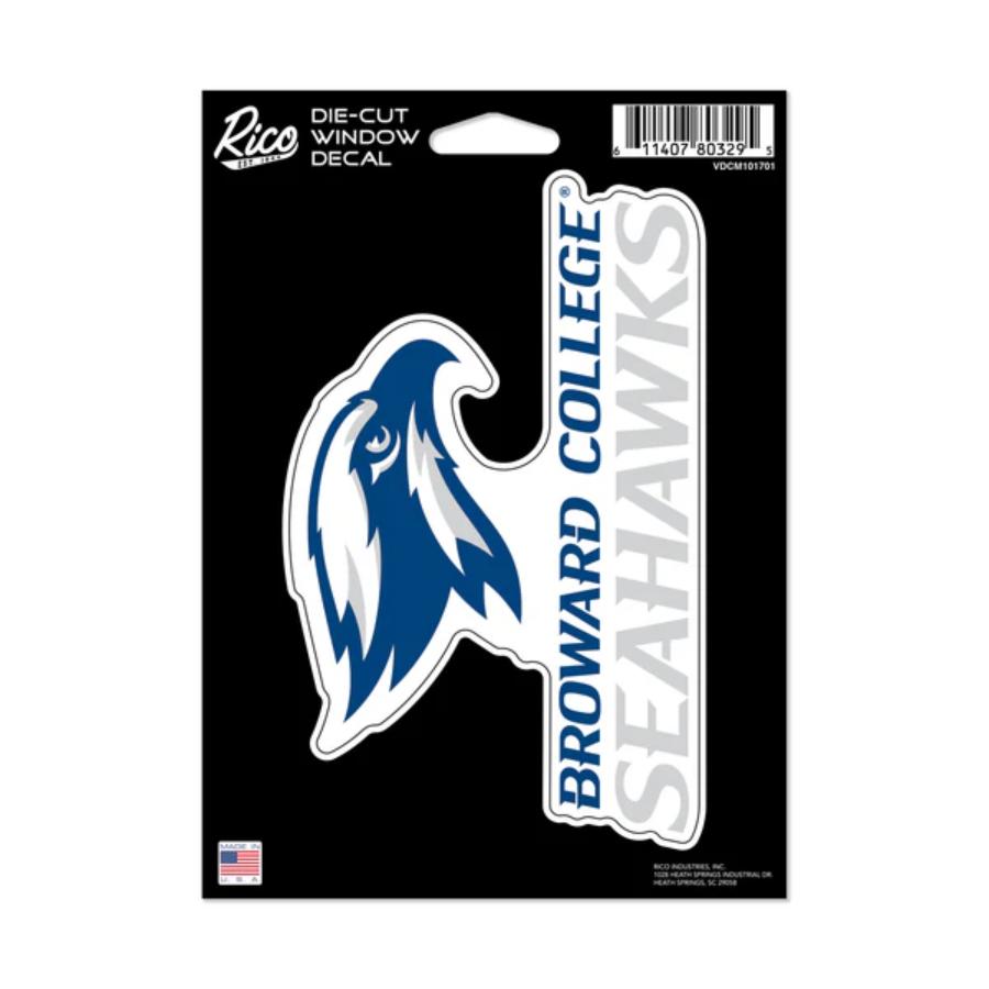 Broward College Seahawks - Die Cut Vinyl Sticker at Sticker Shoppe