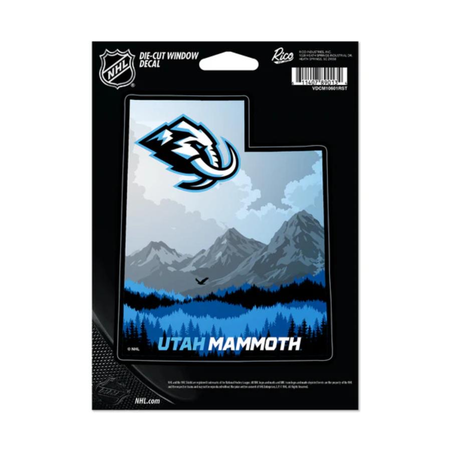 Utah Mammoth State Resort Design - Die Cut Vinyl Sticker at Sticker Shoppe