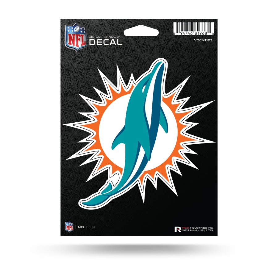 Miami Dolphins Logo - Die Cut Vinyl Sticker at Sticker Shoppe