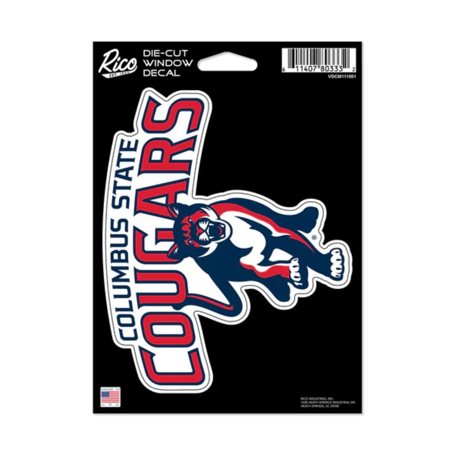 Columbus State Cougars - Die Cut Vinyl Sticker at Sticker Shoppe