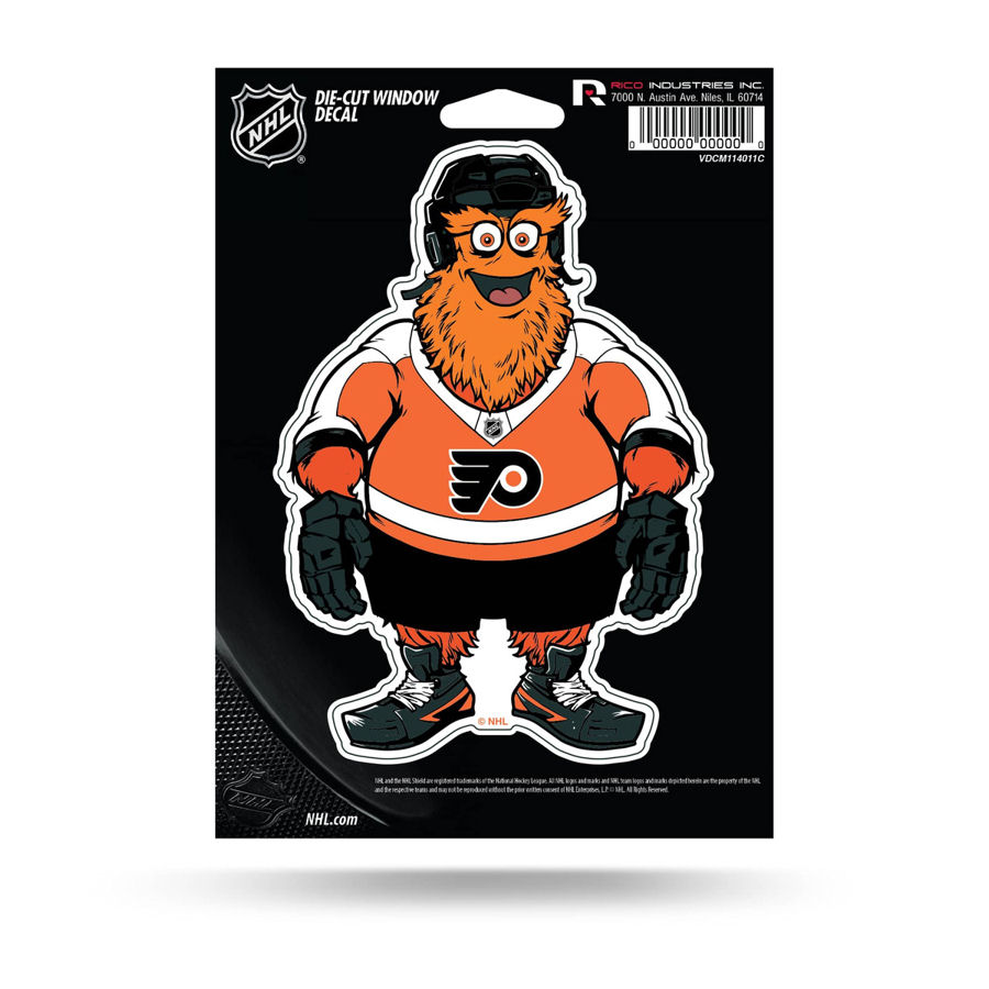 Philadelphia Flyers Gritty Mascot - Die Cut Vinyl Sticker at Sticker Shoppe